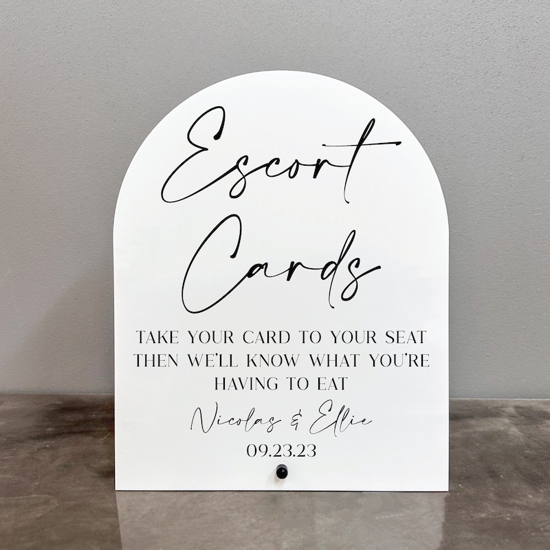 Wedding Escort Cards - Etsy