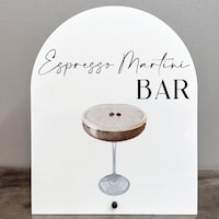 Espresso Martini Acrylic Sign | Espresso Martini Sign | Espresso ...