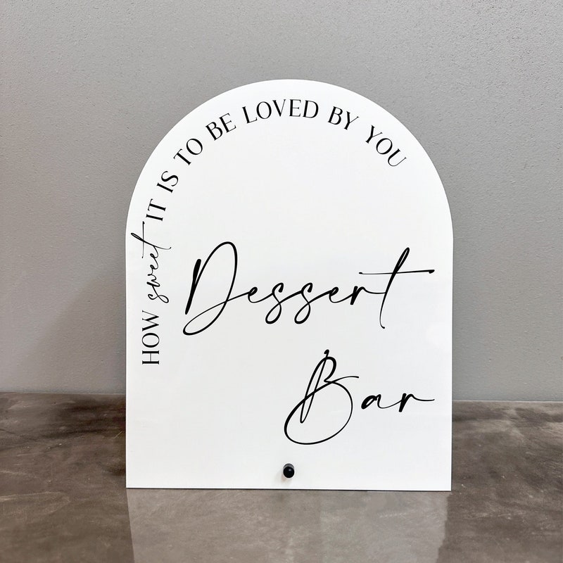 Dessert Table Signs - Etsy