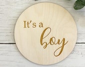 It's A Boy Sign It's A Boy Wood Sign Gender - Etsy