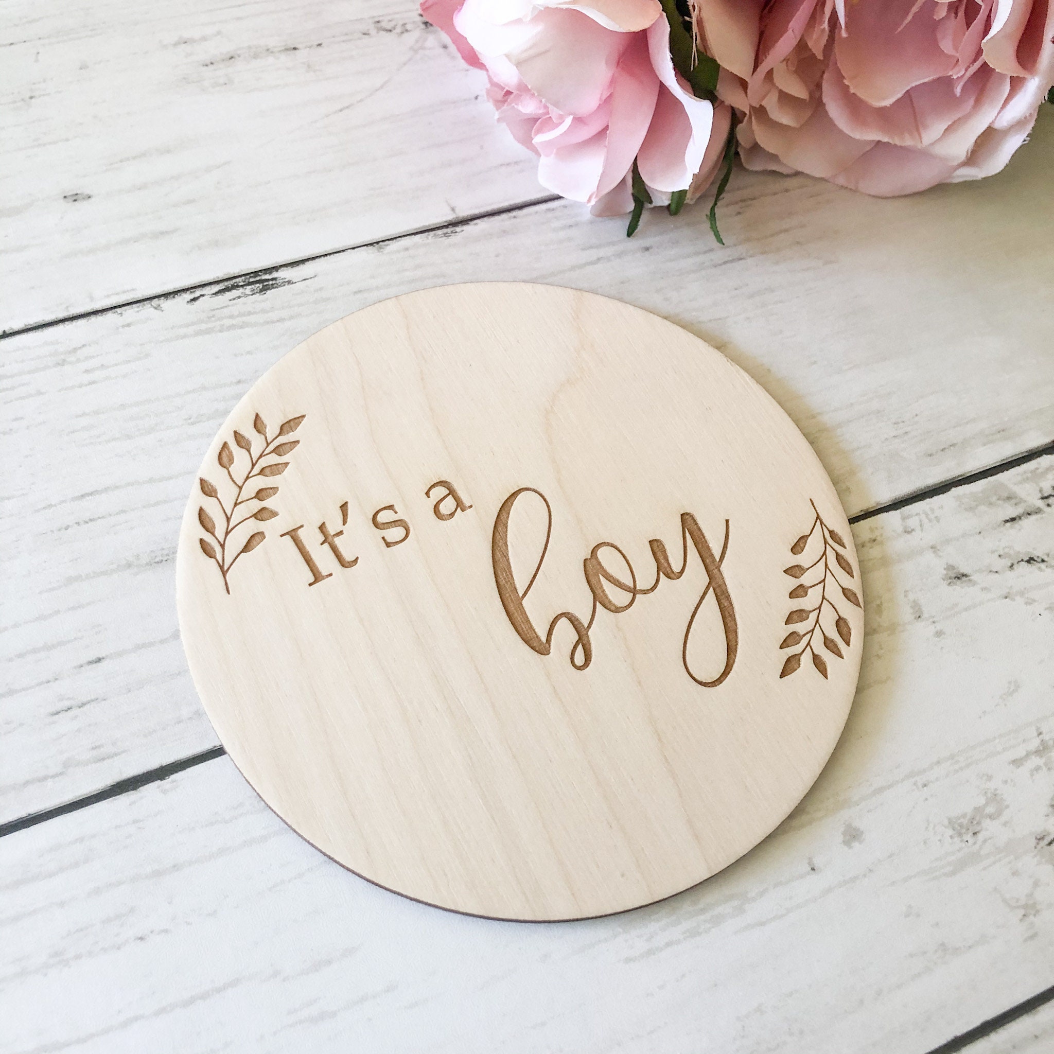 It's A Boy Sign It's A Boy Wood Sign Gender - Etsy