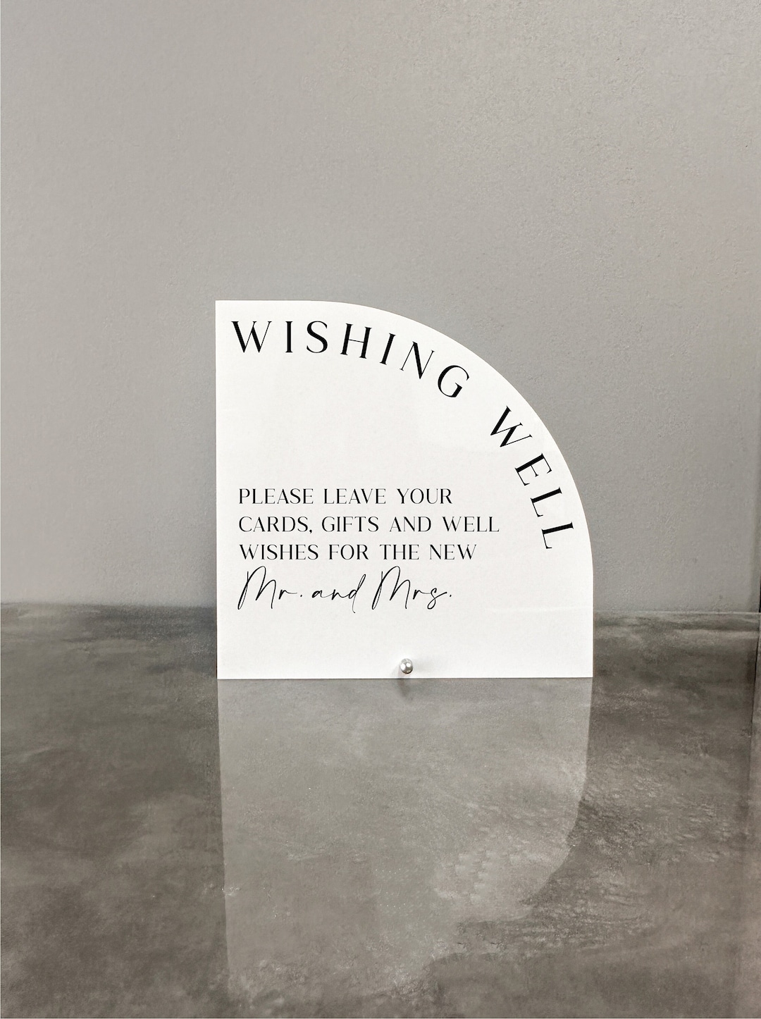 Wishing Well Acrylic Sign - Etsy