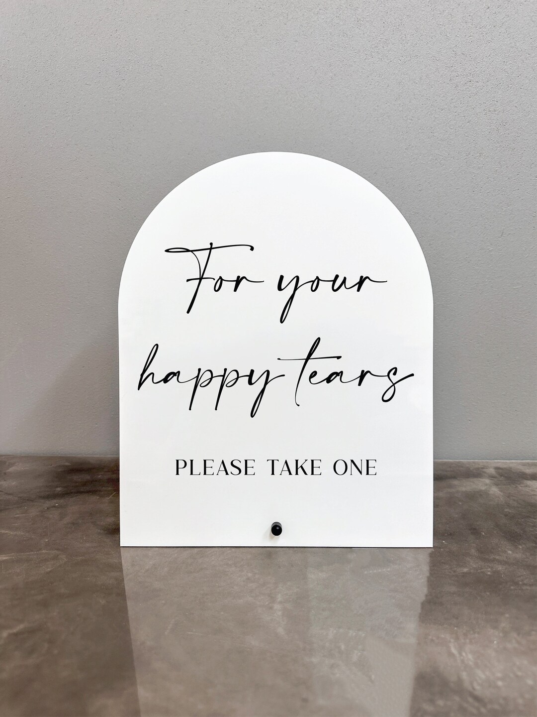 For Your Happy Tears Acrylic Sign, Acrylic Happy Tears Sign, Happy ...