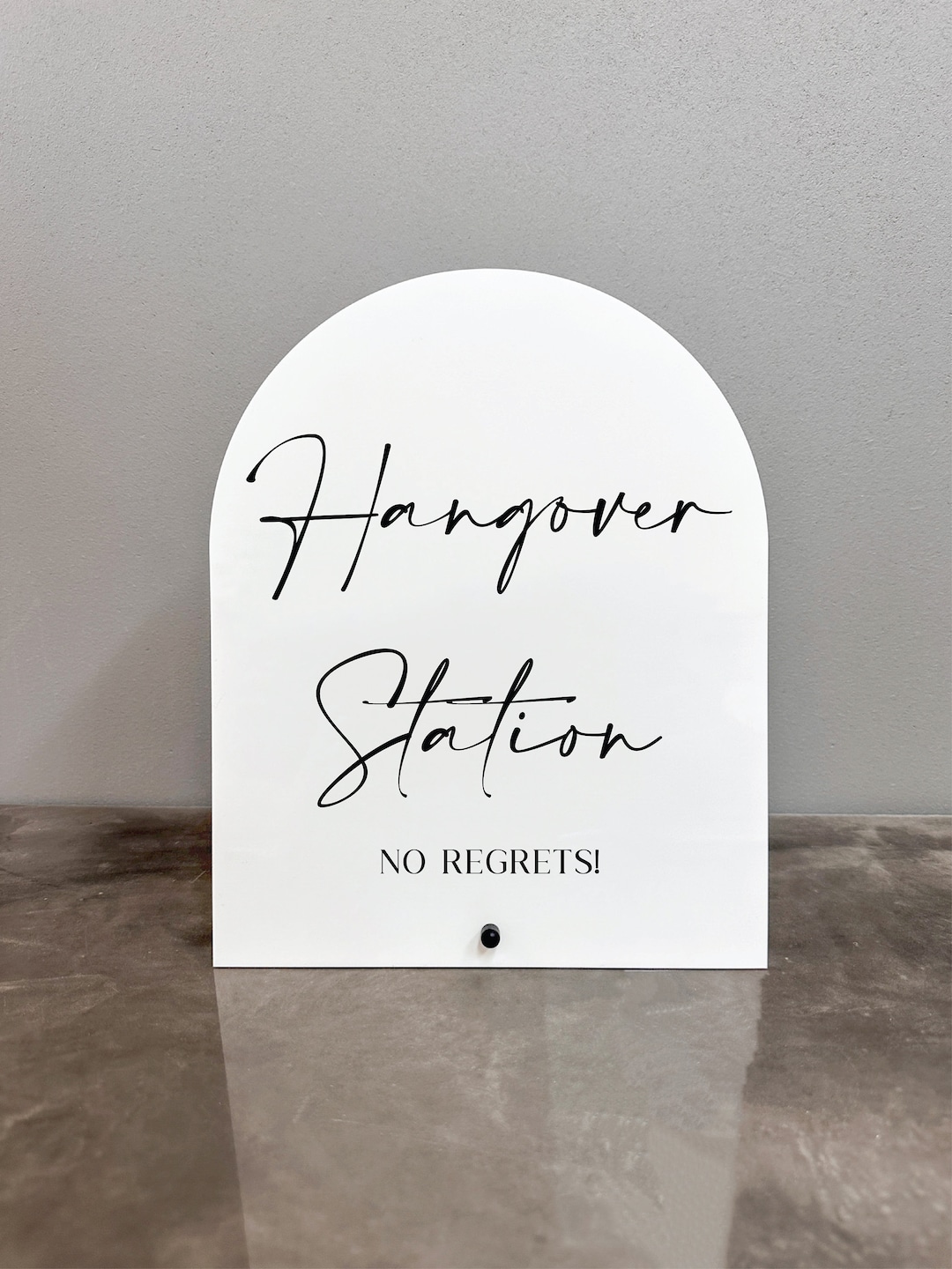 Hangover Station Acrylic Sign, Hangover Station Sign, Hangover Station ...