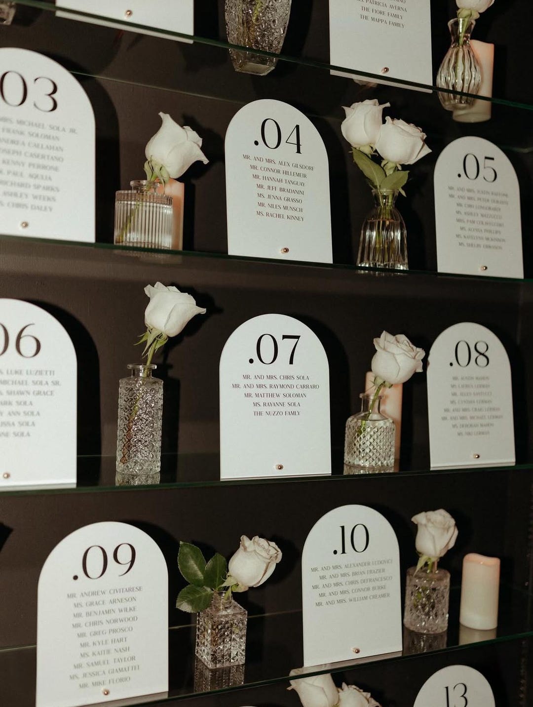 Acrylic Seating Chart Signs, Wedding Table Assignment Signs, Wedding ...