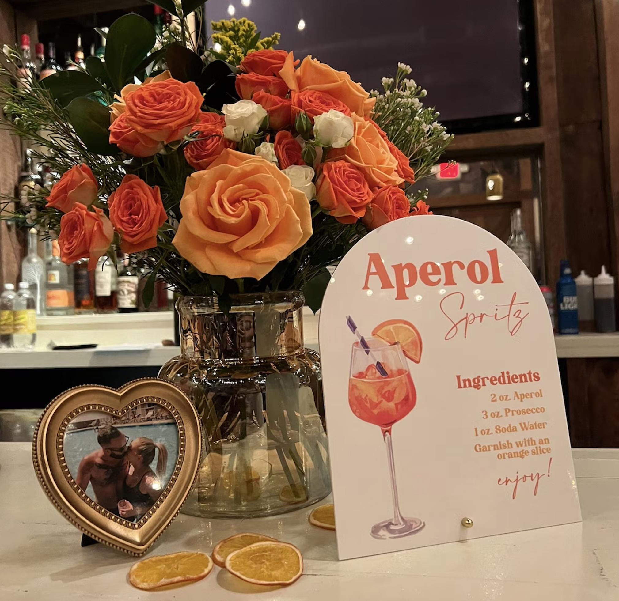 Aperol Spritz Acrylic Sign, Aperol Spritz Sign, Aperol Spritz Bridal ...