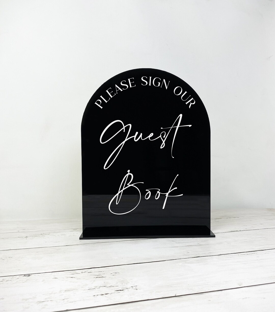 Please Sign Our Guestbook Acrylic Sign Please Sign Our Guestbook Sign ...