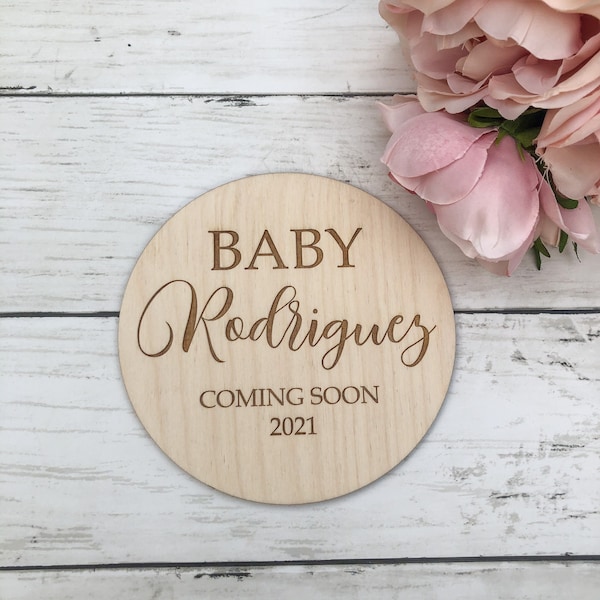 Baby Coming Soon Sign - Etsy