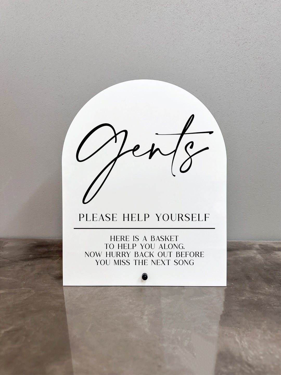 Gents Acrylic Sign | Gents Bathroom Sign | Bathroom Sign Gents ...