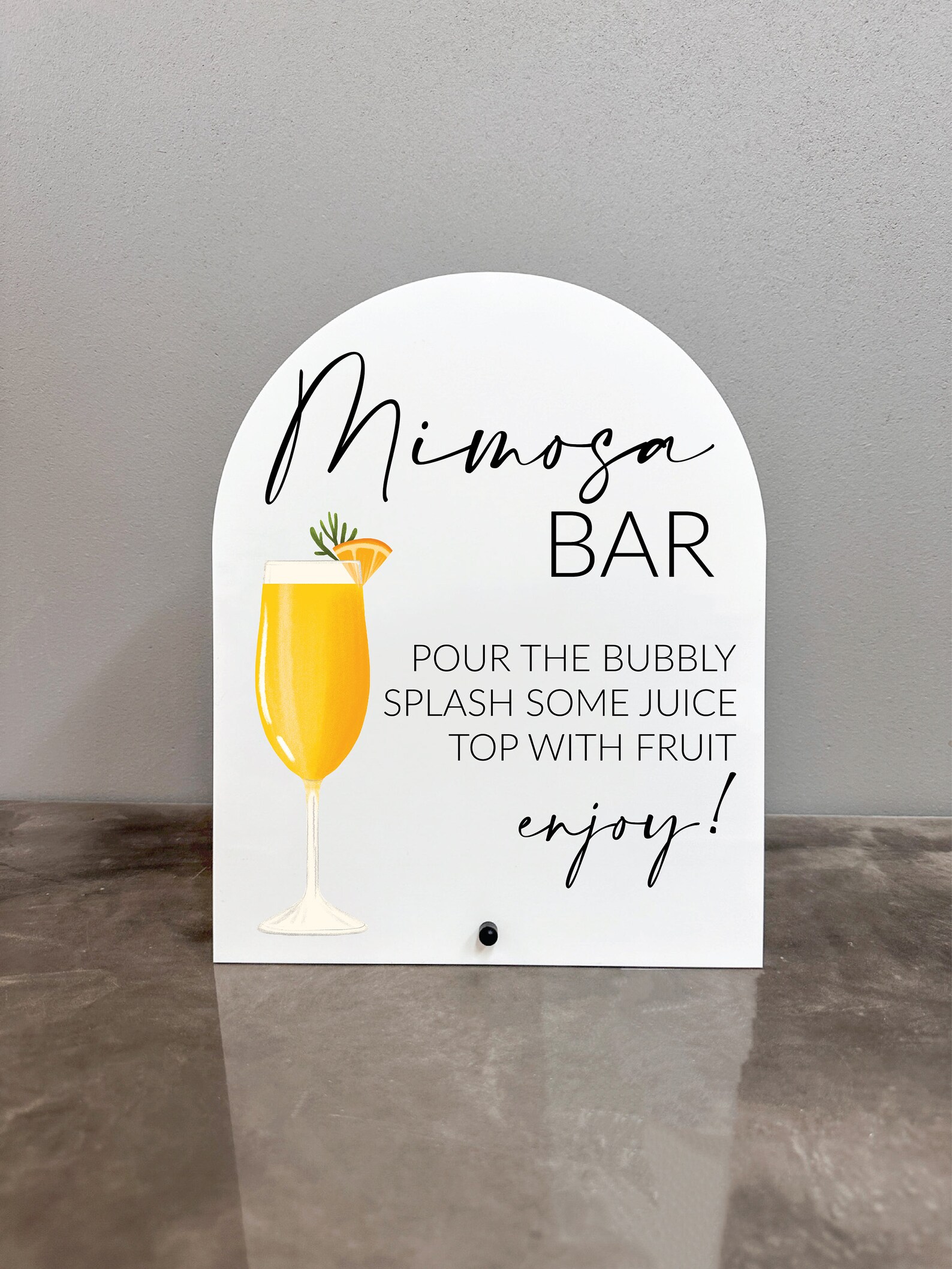 Mimosa Bar Acrylic Sign, Mimosa Bar Sign, Mimosa Bar - Etsy