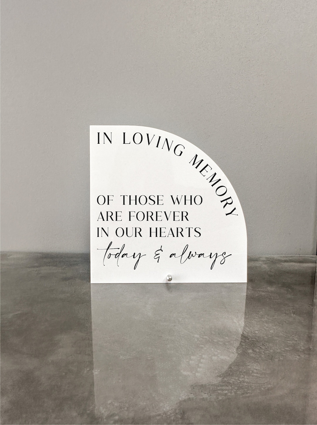 In Loving Memory Sign | in Loving Memory of Those Who Are Forever in ...