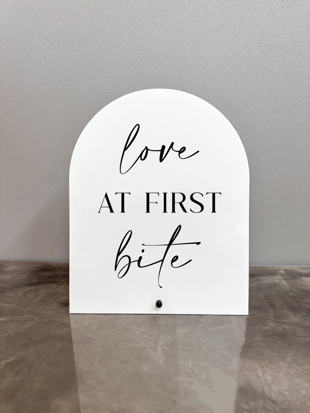 Love at First Bite Acrylic Sign, Love at First Bite, Love at First Bite ...
