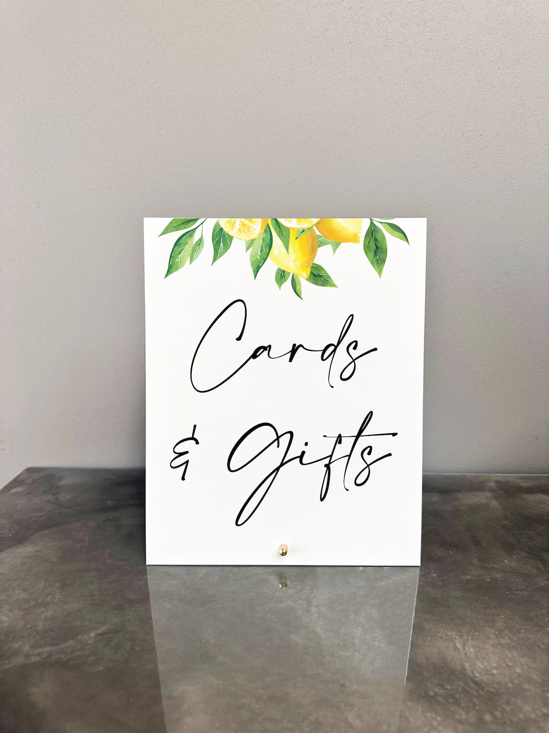 Lemon Cards & Gifts Acrylic Sign | Lemon Cards and Gifts Acrylic Sign ...