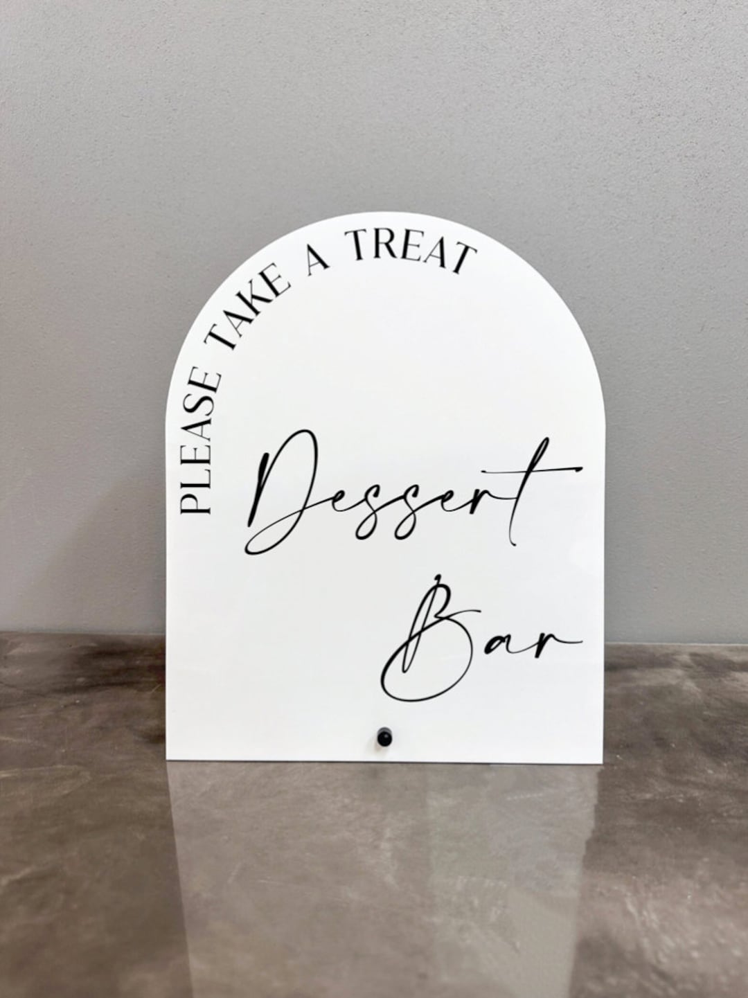 Dessert Bar Acrylic Sign | Dessert Bar Sign | Please Take A Treat Sign ...
