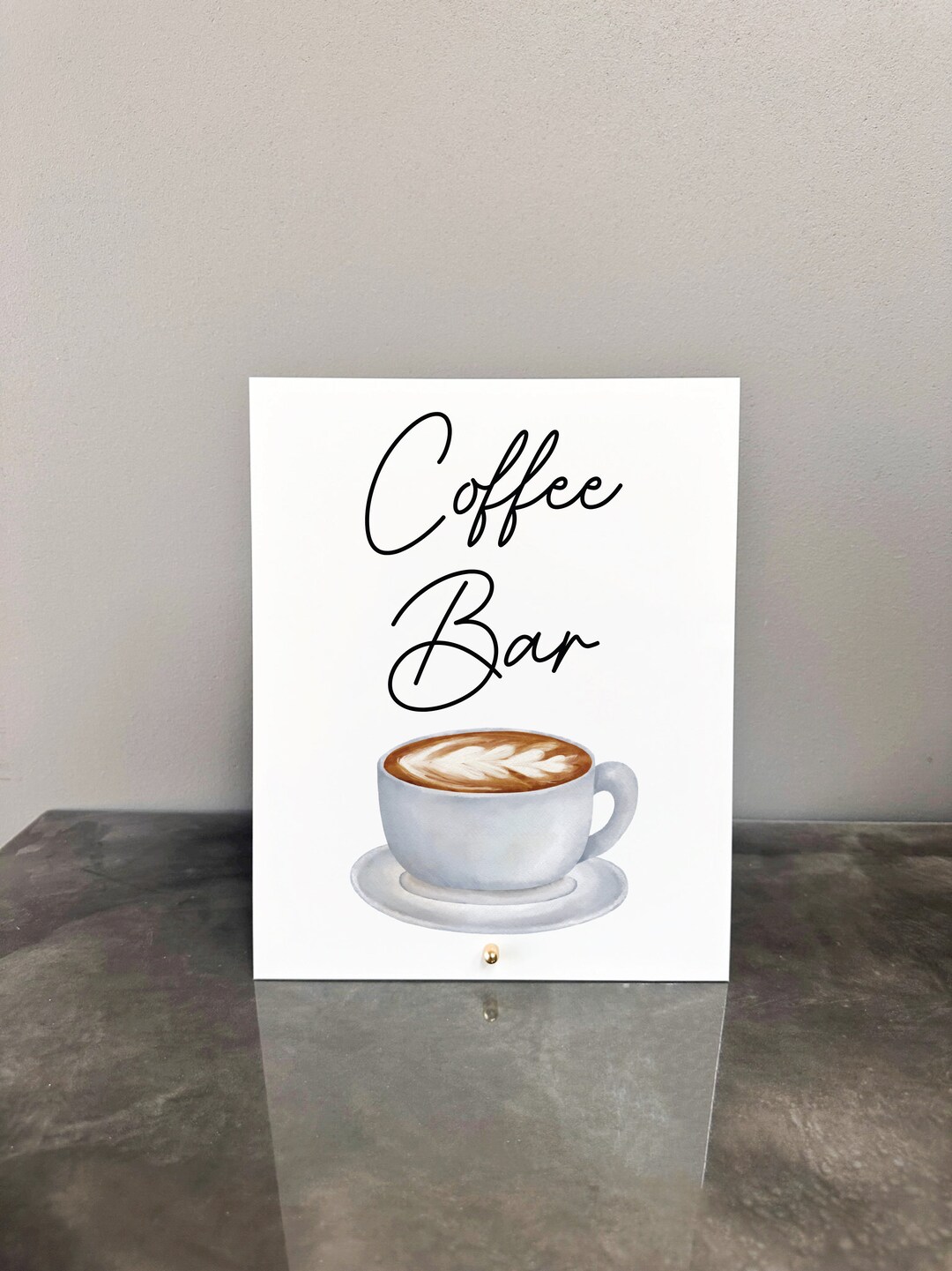 Coffee Bar Acrylic Sign | Coffee Bar Sign | Coffee Bar | Coffee Sign ...