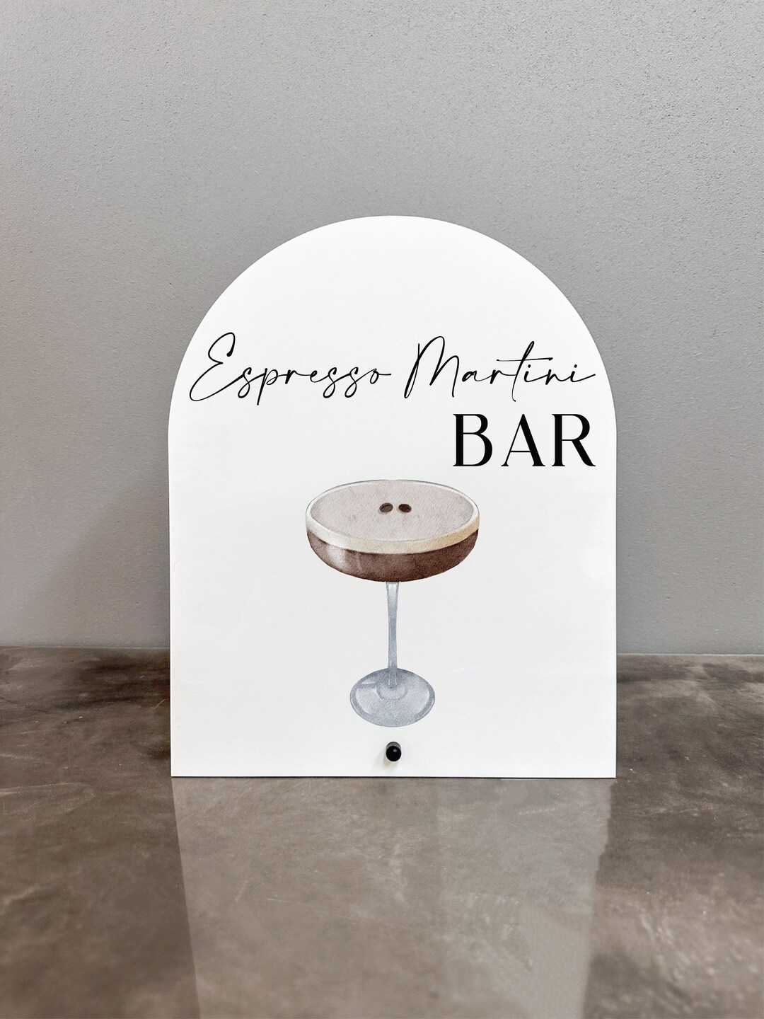 Espresso Martini Bar Acrylic Sign, Espresso Martini Sign, Espresso ...