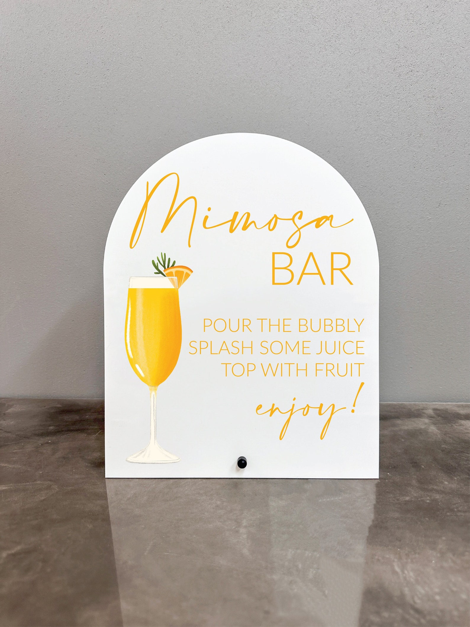 Mimosa Bar Sign Mimosa Bar Mimosa Sign Acrylic Mimosa Bar Sign Mimosa ...
