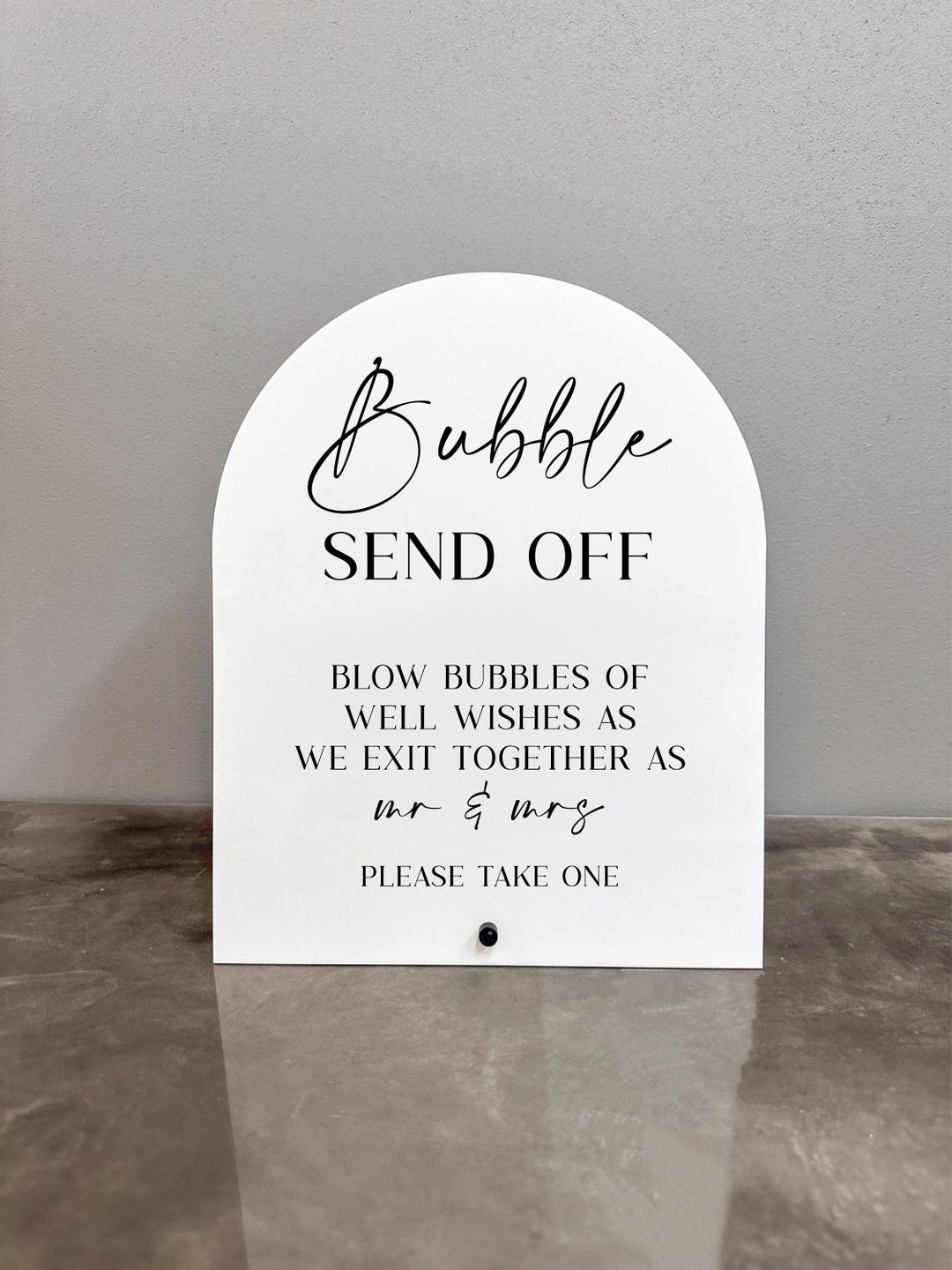 Bubble Send off Acrylic Sign, Bubble Send off Sign, Bubble Send Off ...