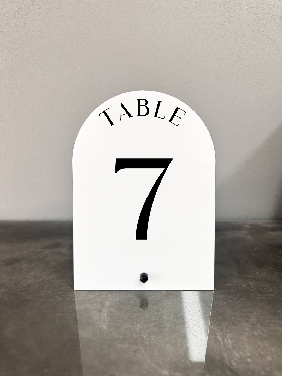 Arch Table Numbers | Acrylic Table Numbers | Table Numbers | Table ...