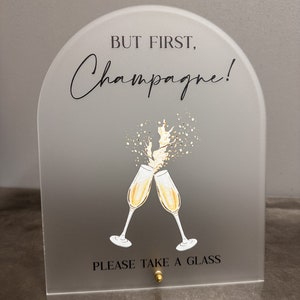 But First, Champagne Acrylic Sign | but First, Champagne Sign | but ...