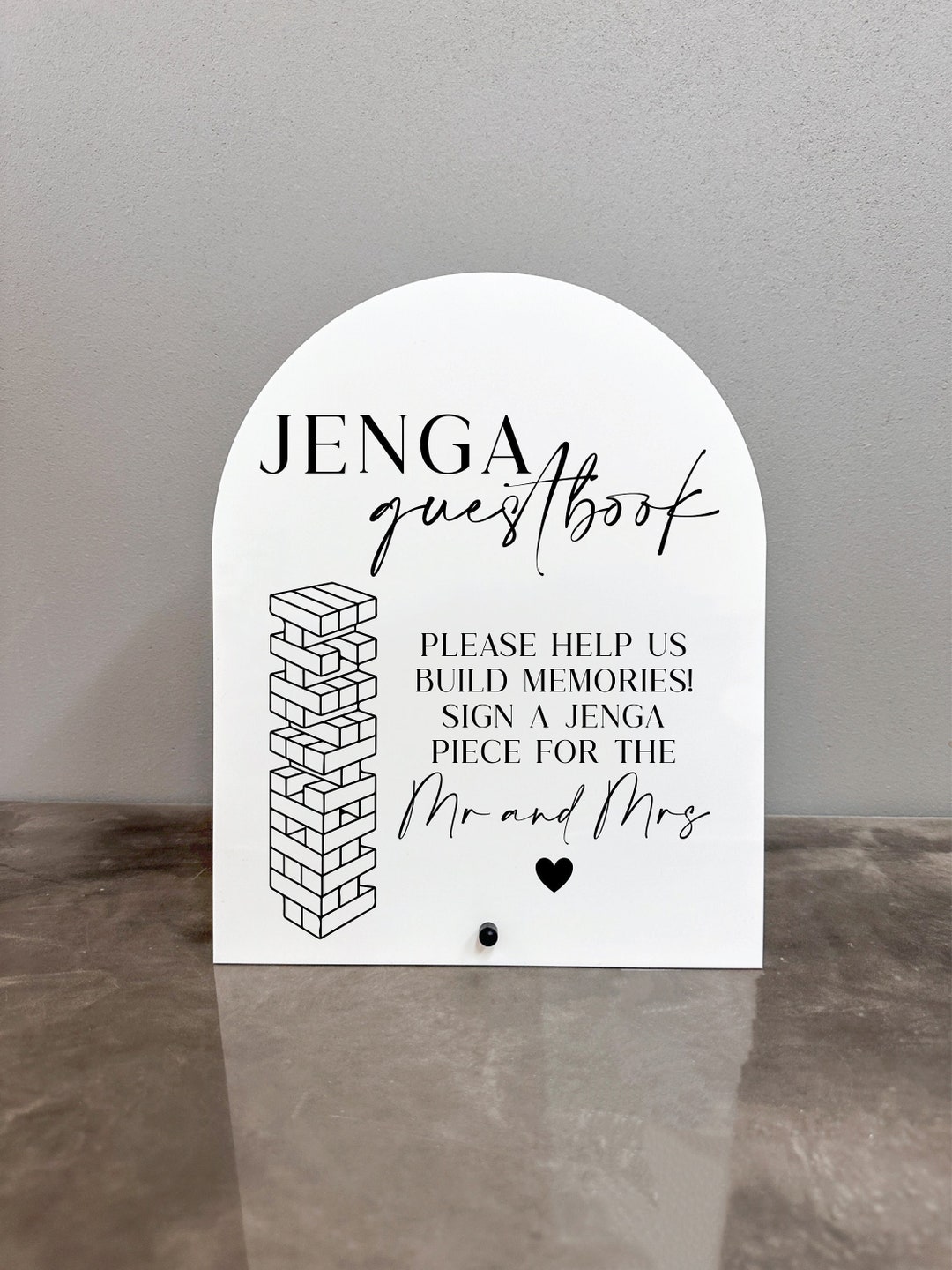 Jenga Guest Book Jenga Guestbook Arch Sign Sign A Jenga Sign Sign A ...