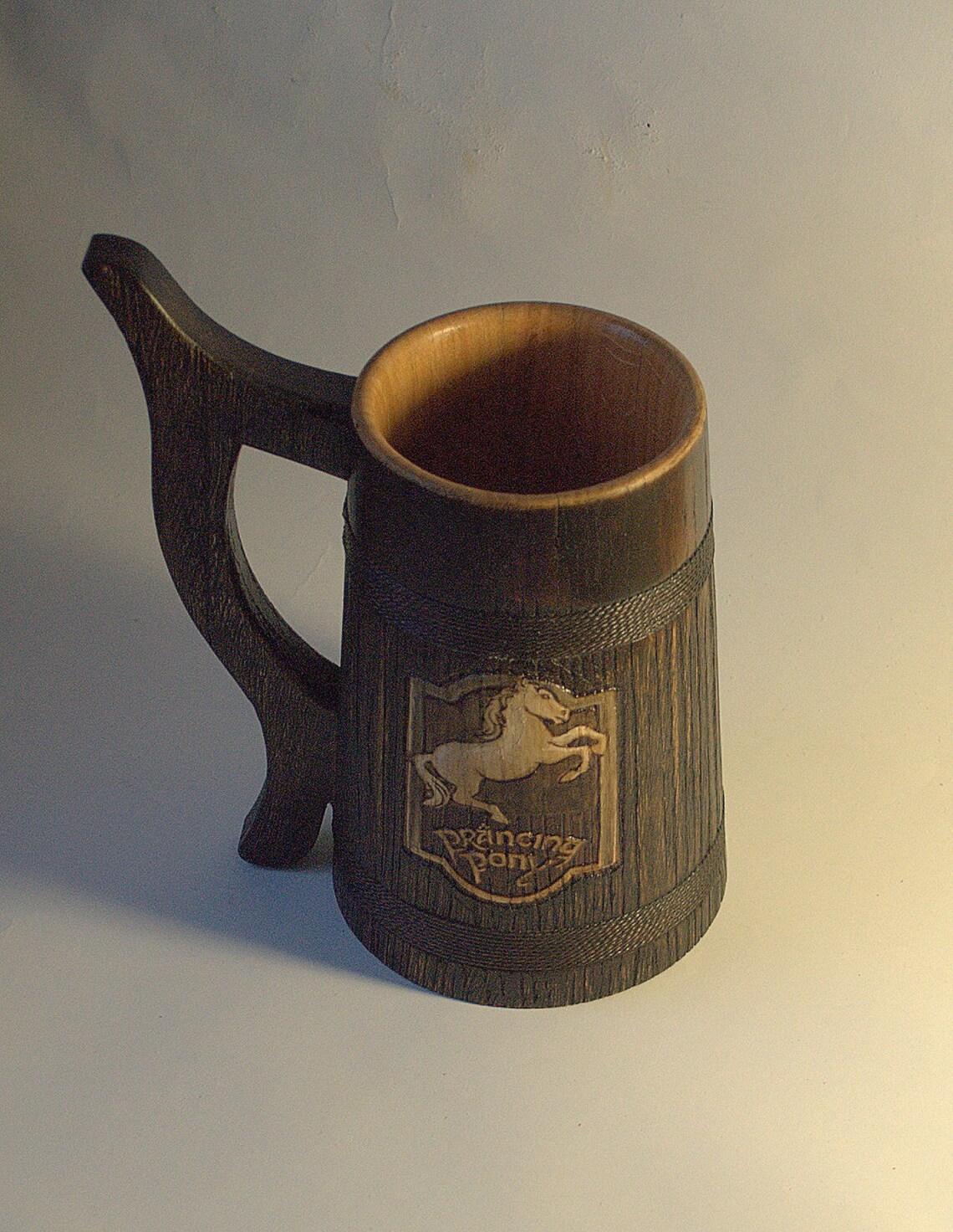 Personalized Wooden Beer Mug 0.7 L (23oz) Natural Wood Wedding Gift ...