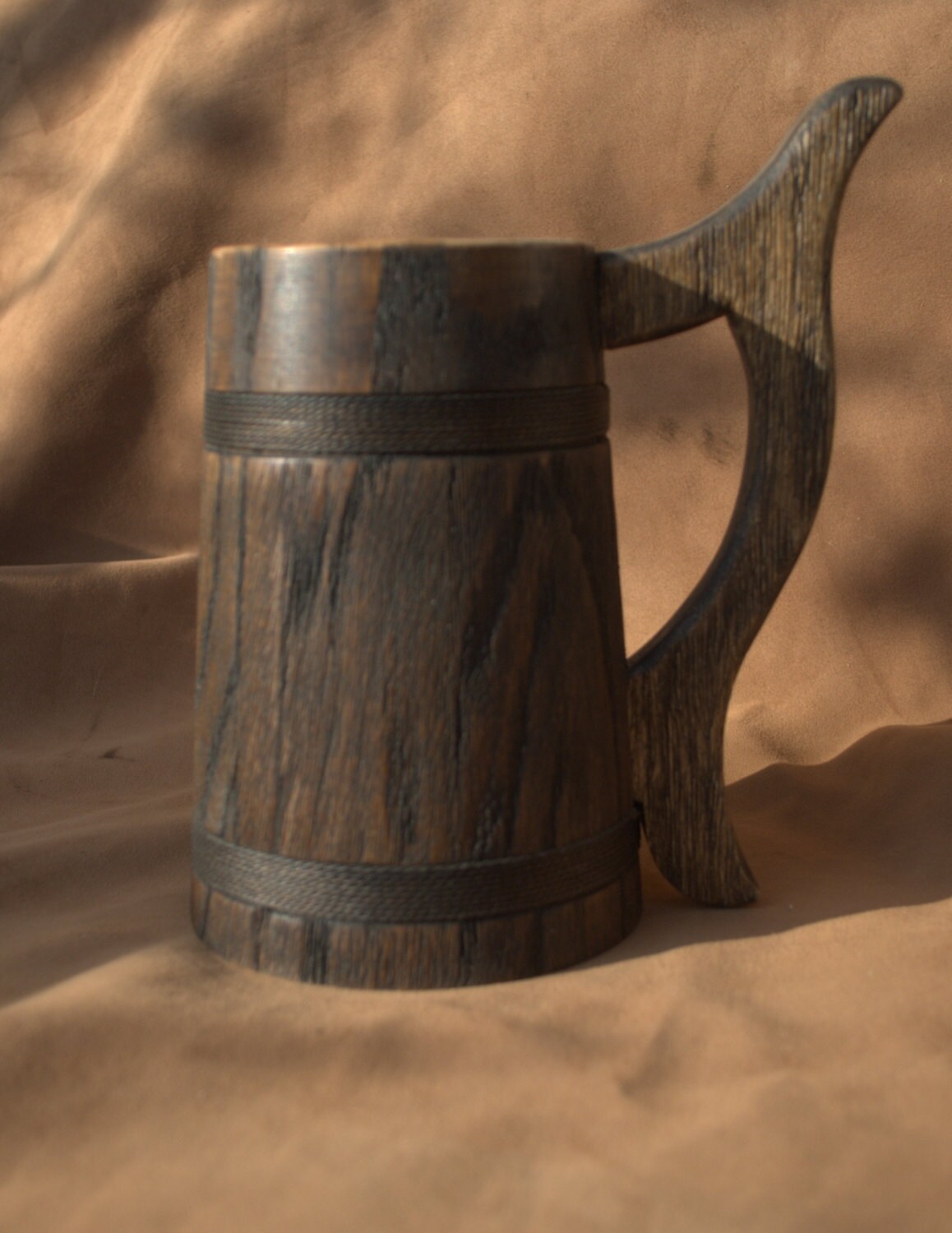 Personalized Wooden Beer Mug 0.7 L (23oz) Natural Wood Wedding Gift ...