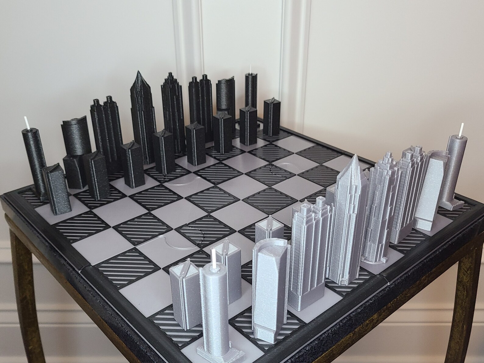 Atlanta, Georgia Skyscraper Chess Set - Etsy
