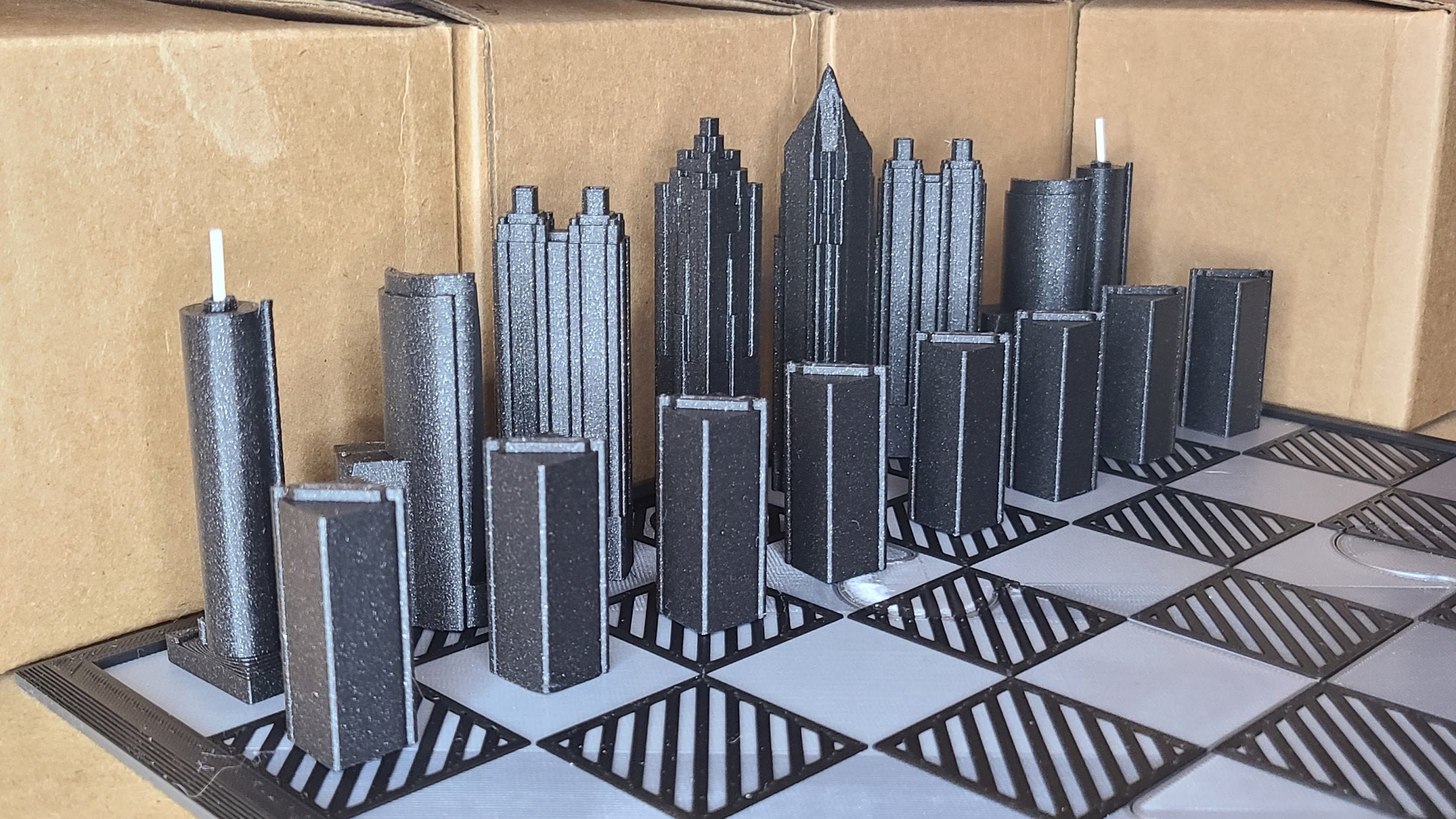 Atlanta, Georgia Skyscraper Chess Set - Etsy