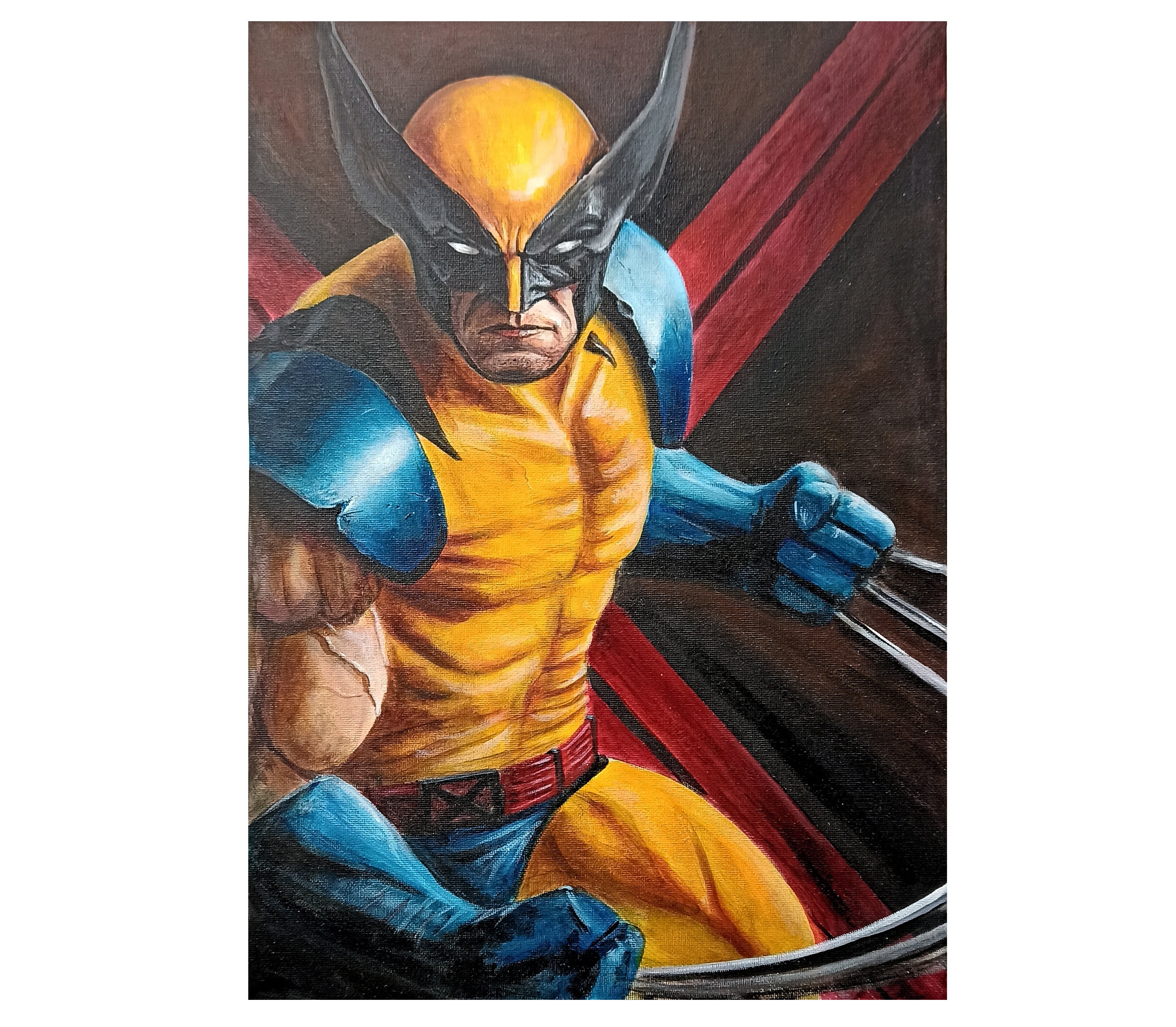 Wolverine Painting - Original X-men Art - Etsy