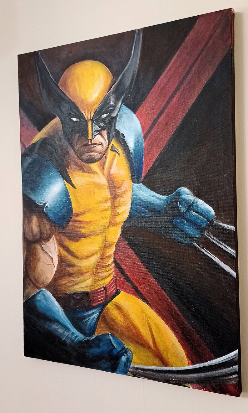 Wolverine Painting - Original X-men Art - Etsy