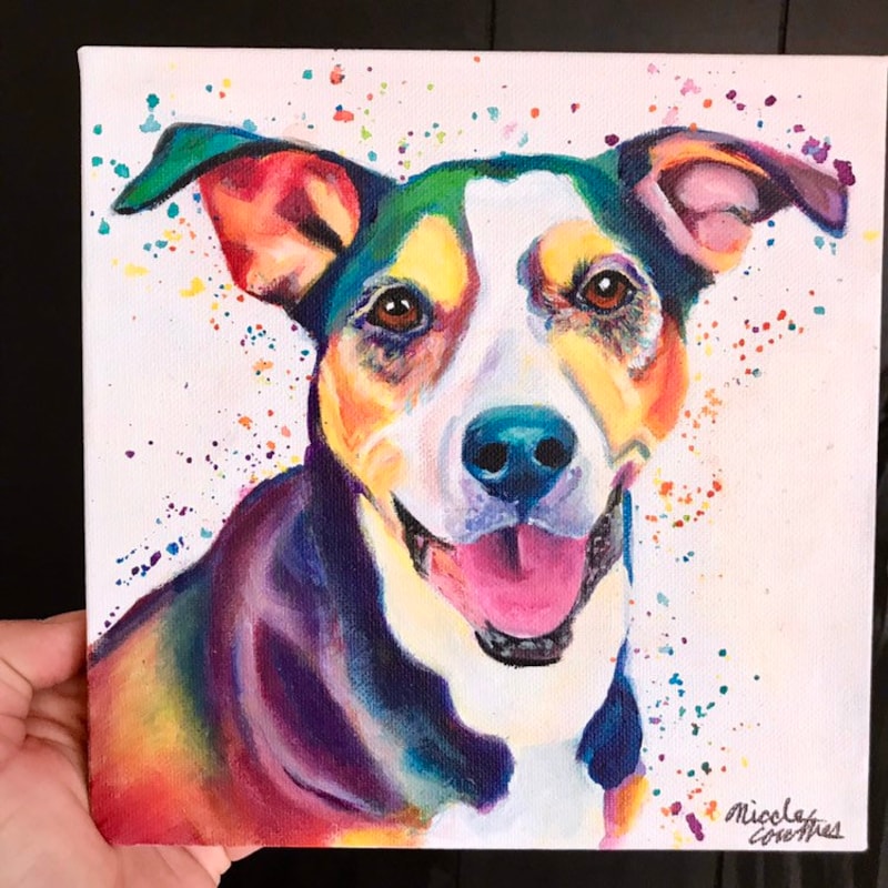 Pop Art Pet Portrait - Etsy
