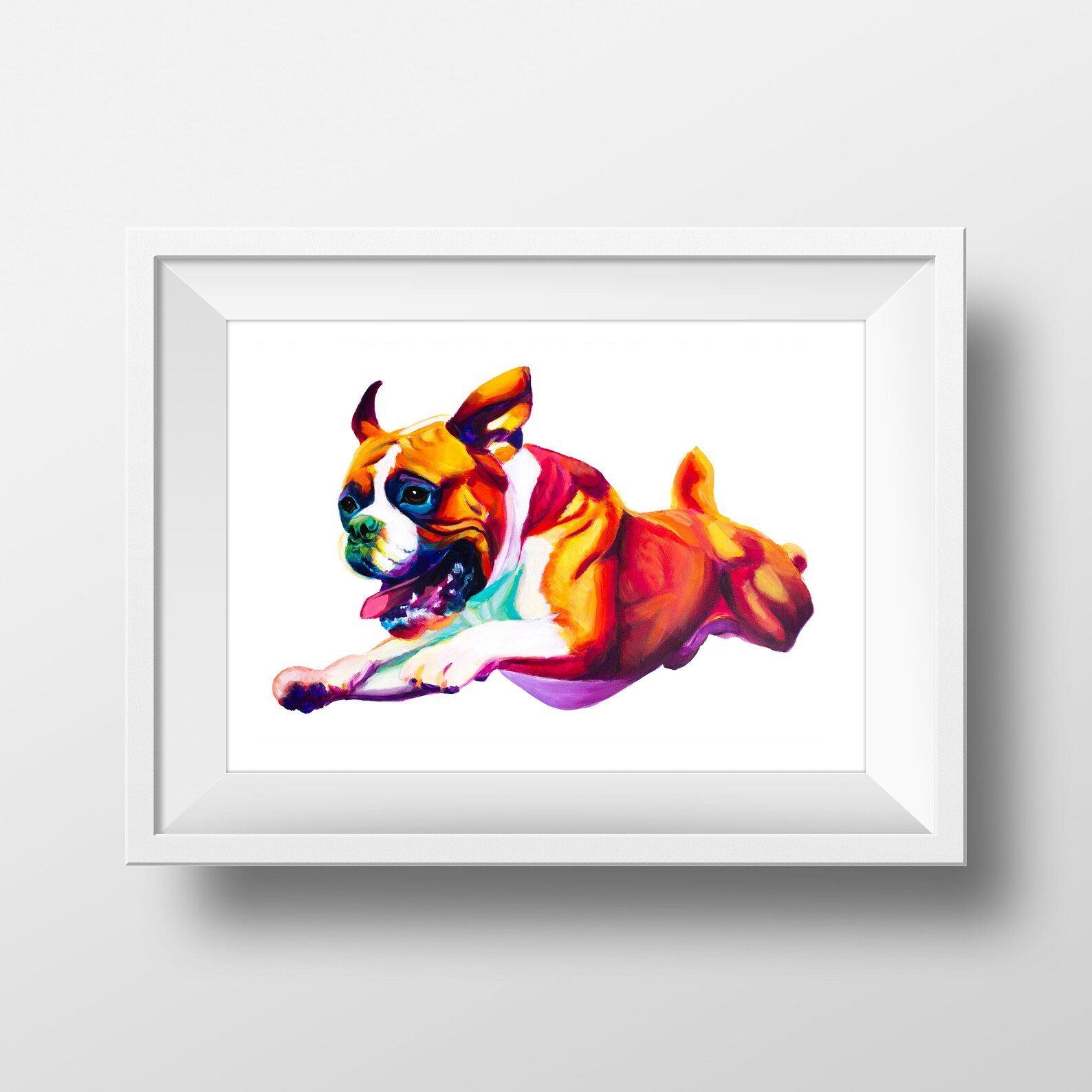 Boxer Print Boxer Dog Print Boxer Art Print Boxer Dog | Etsy