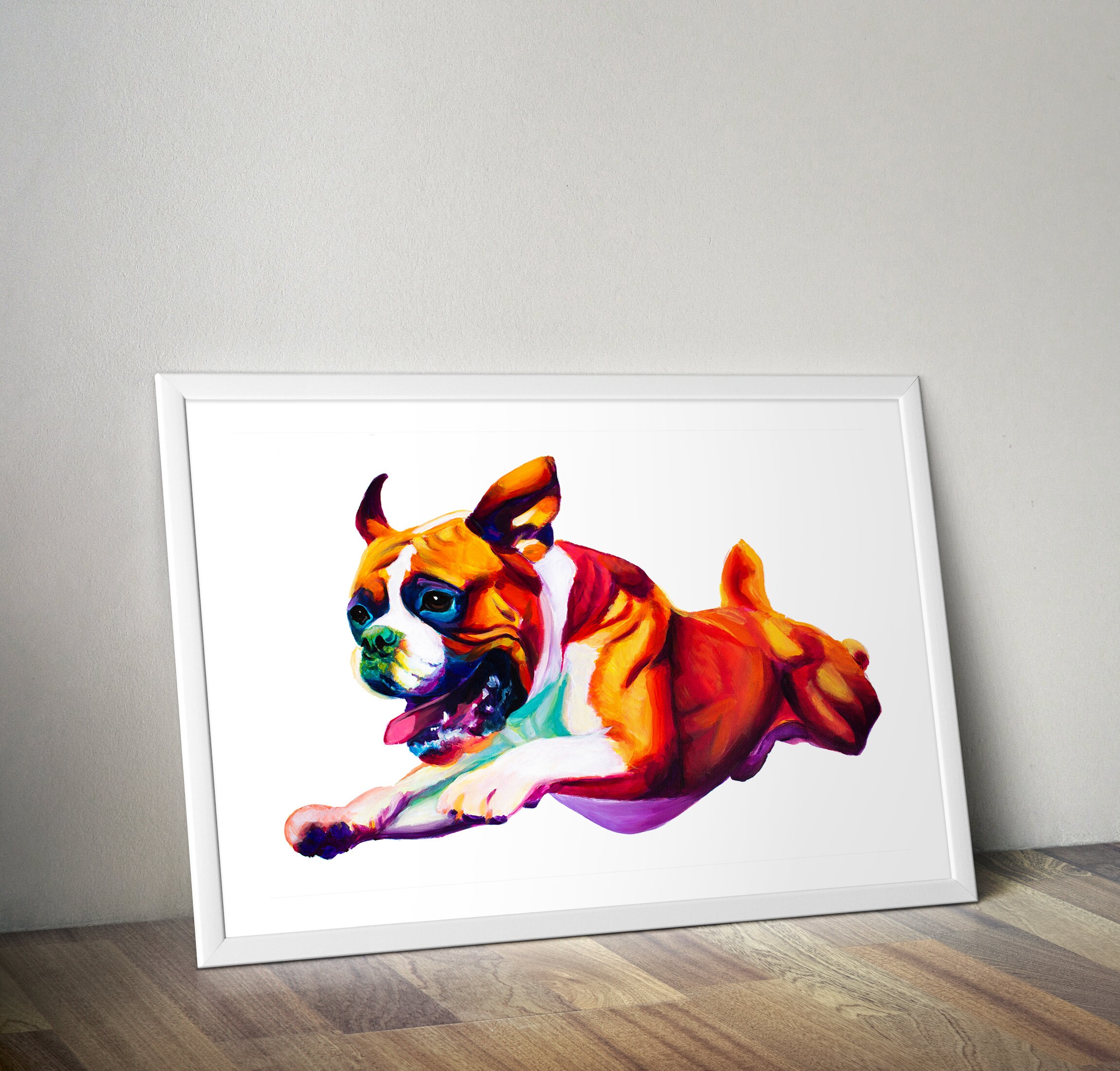 Boxer Print Boxer Dog Print Boxer Art Print Boxer Dog | Etsy