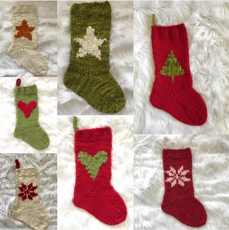 Super Chunky Stocking Pattern Bundle - Etsy