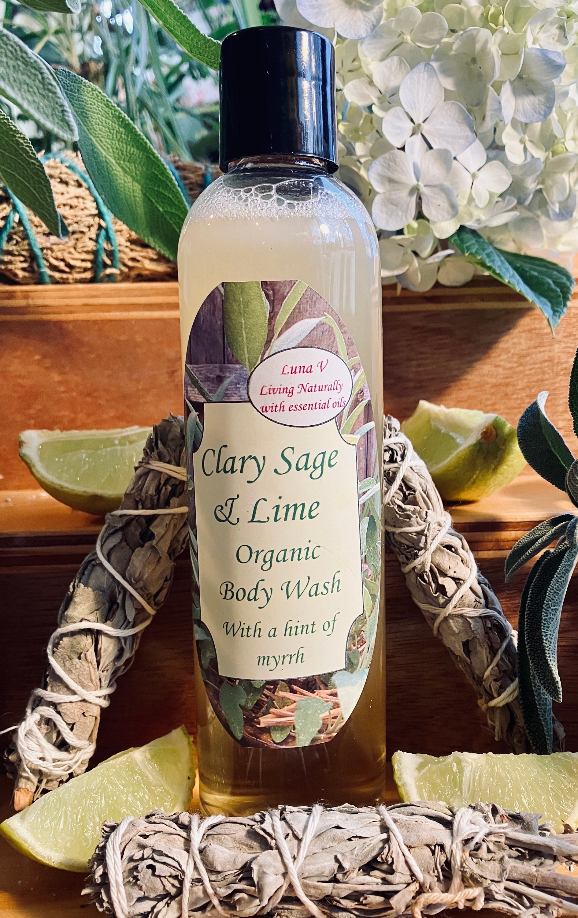 Organic Body Wash With Essential Oils - Etsy