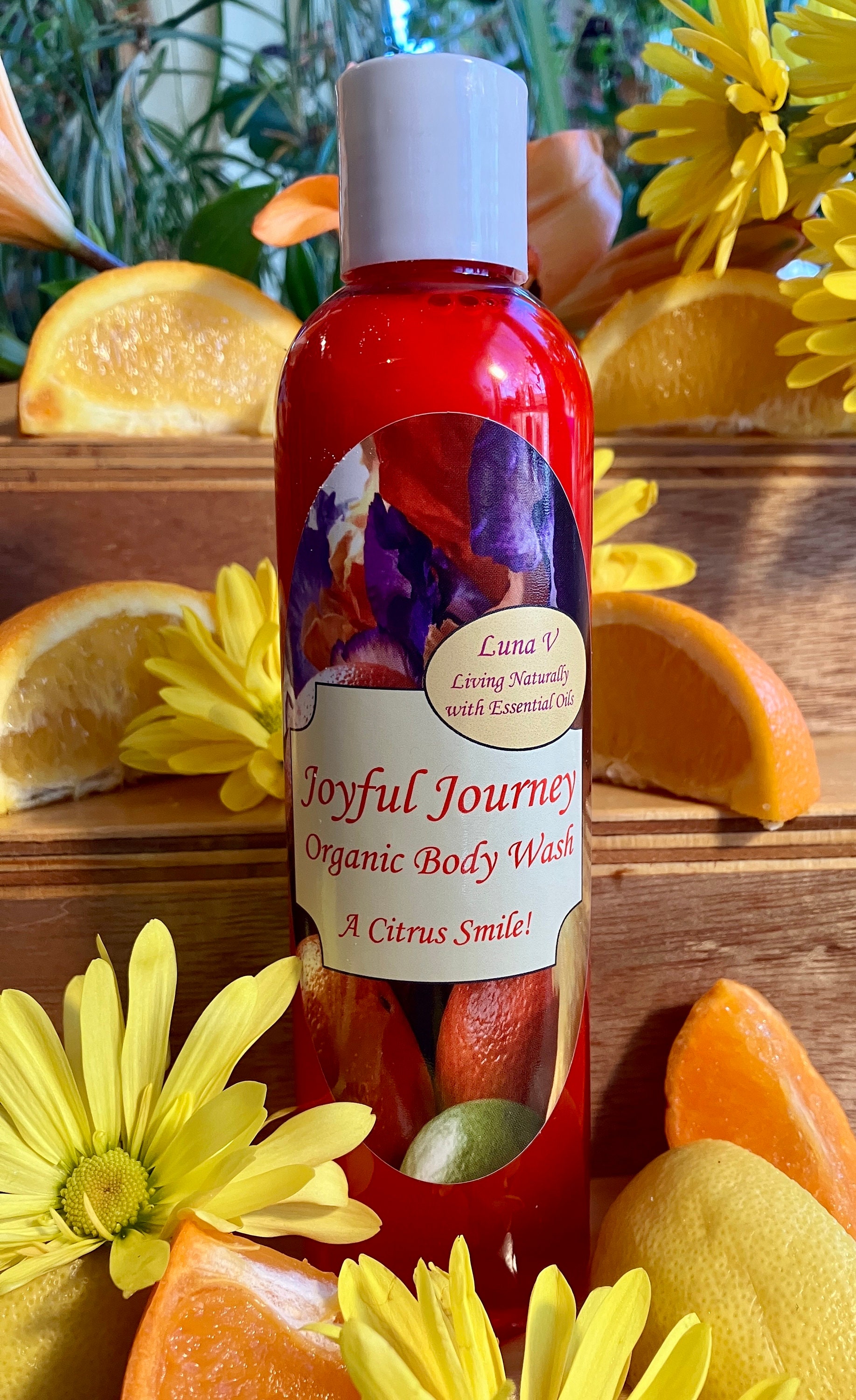 Organic Body Wash With Essential Oils - Etsy