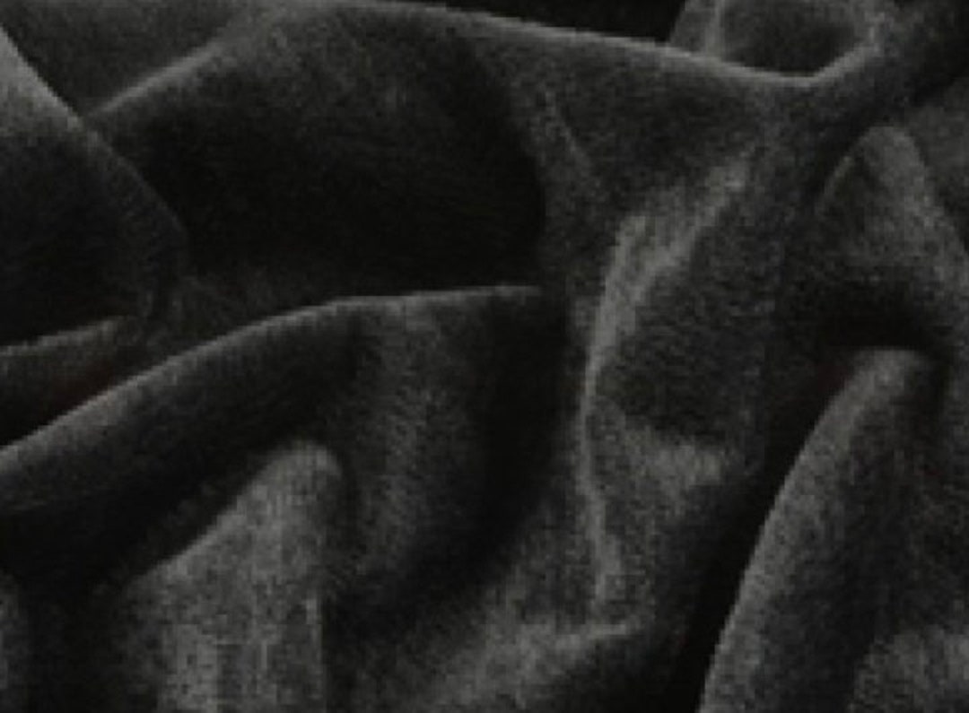 Black Mohair Fabric SPARCE / 5 Mm Straight Pile 100% Mohair Teddy Bear ...