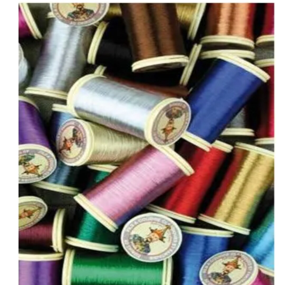 Sajou Metallic Thread / Fil Metalise No.40 - All Colours - Metallized ...