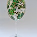 Shamrock Glasses Hand Painted Wine Glasses St. Patrick's Day ...