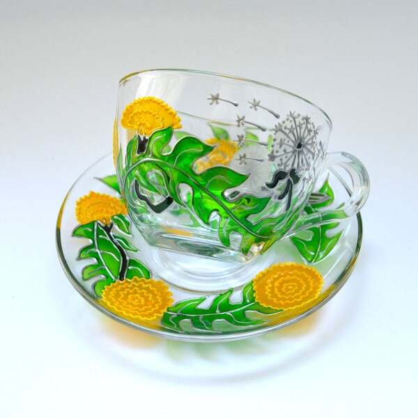 Hand Painted Tea Cup - Etsy