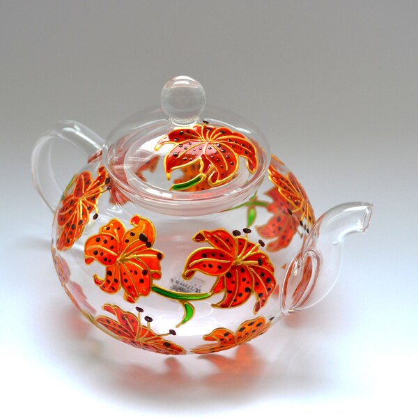 Glass Teapot - Etsy