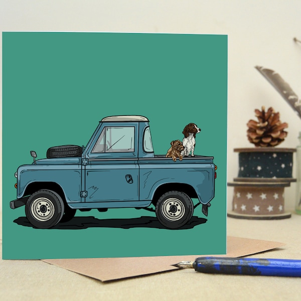 Land Rover Birthday Card - Etsy UK