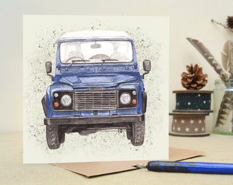 Land Rover Defender Cards - Etsy