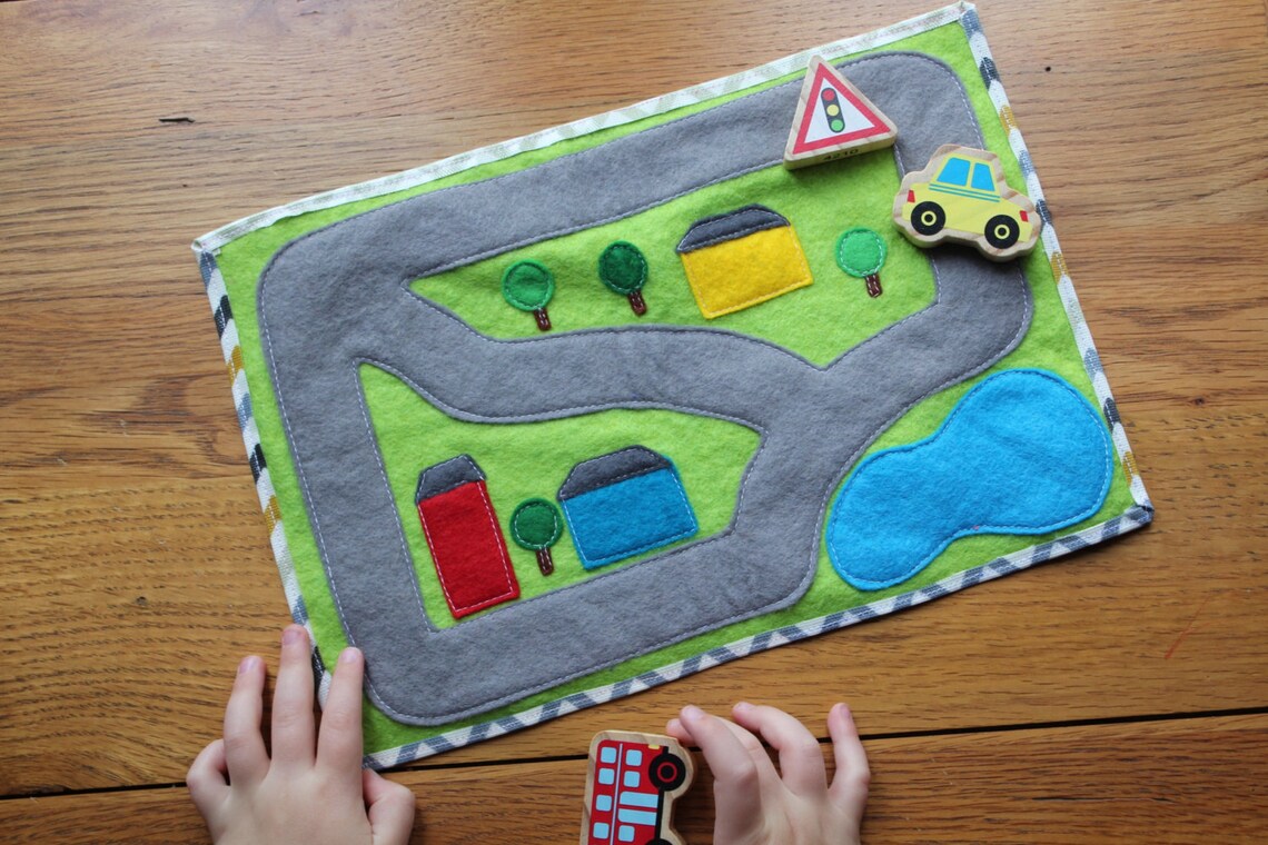 PDF Pattern, Car Playmat, Felt, Quiet Playmat, Play Mat - Etsy