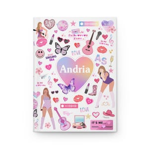 Personalized Music Fan Journal, Custom Hardcover Notebook - Etsy