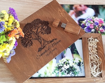 Wooden Photo Album Box | Etsy