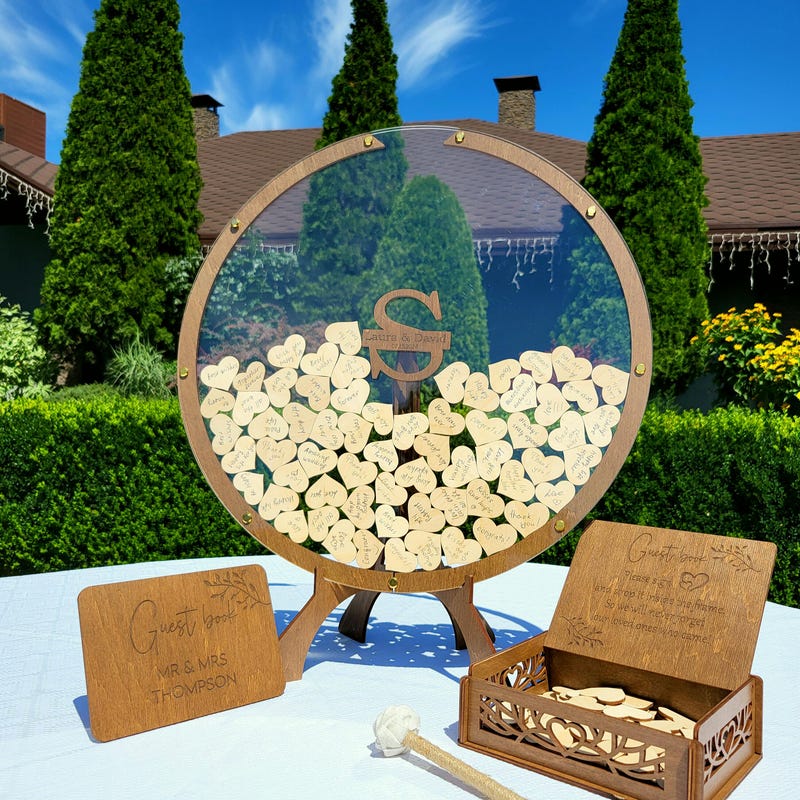 Heart Guest Book Drop Box - Etsy