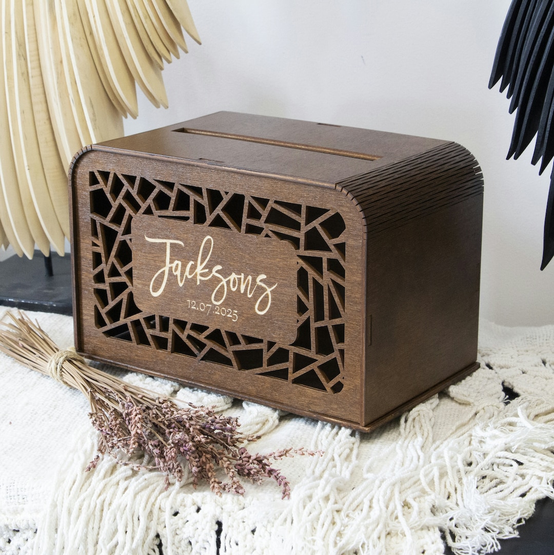 Custom Card Box for Wedding Personalized Card Box for Wedding Card Box ...