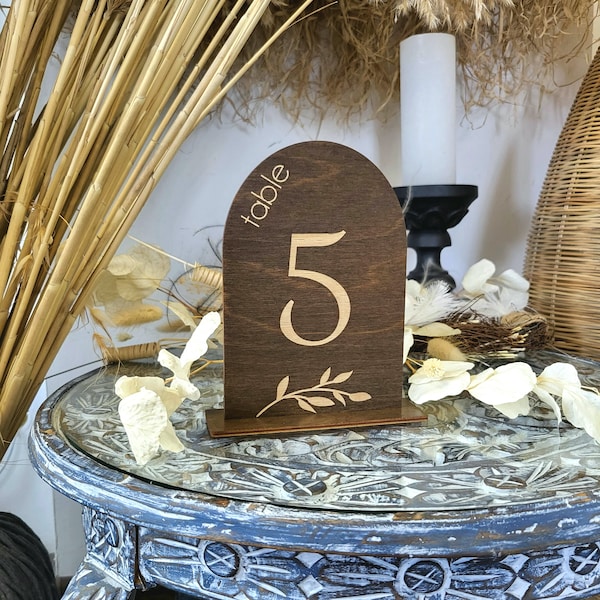 Rustic Table Numbers - Etsy